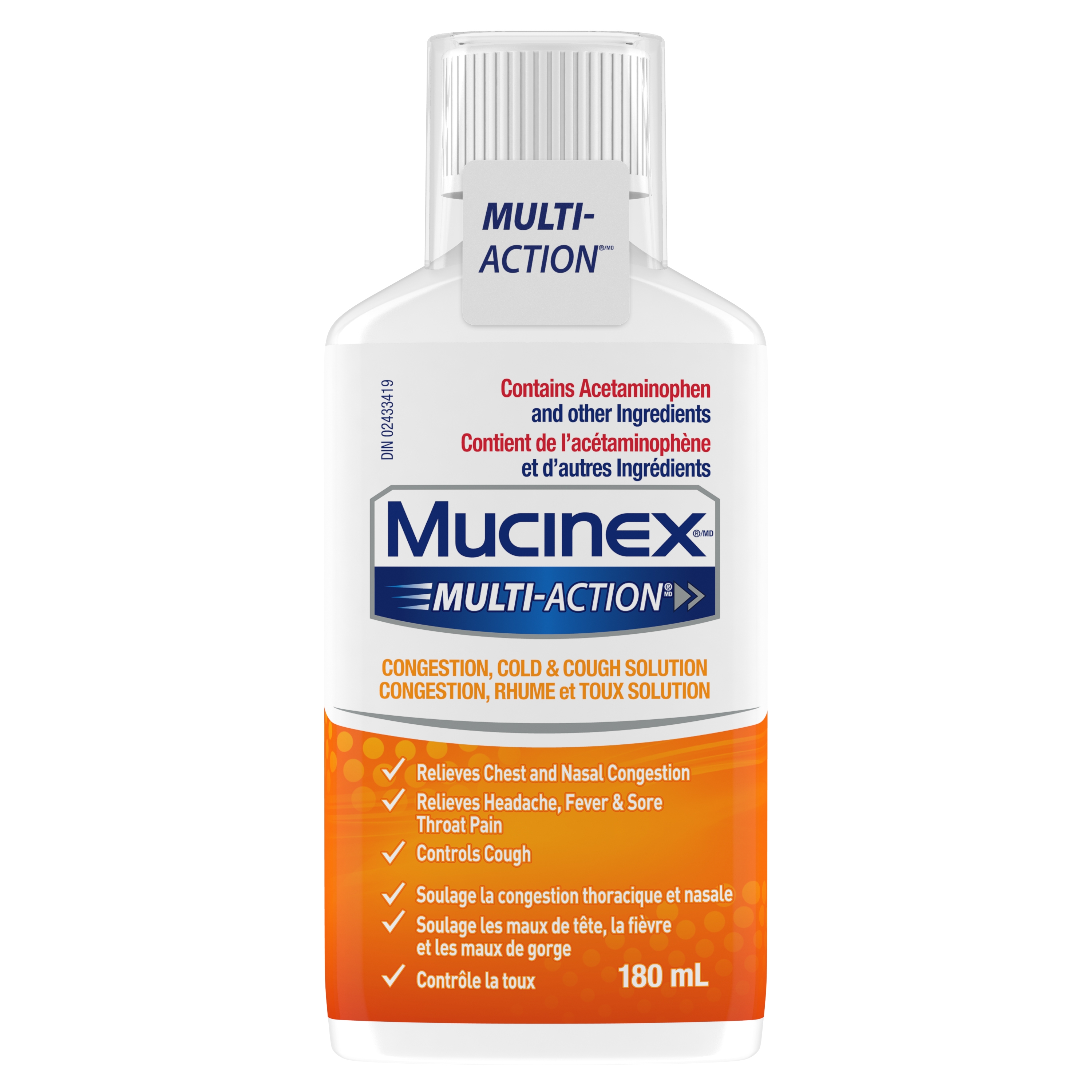 Multi-Action Congestion, Cold & Cough Solution | Mucinex Canada