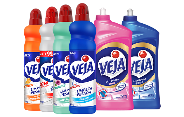 Veja Limpeza Pesada: Original, X-14 Cloro Ativo e mais | Veja