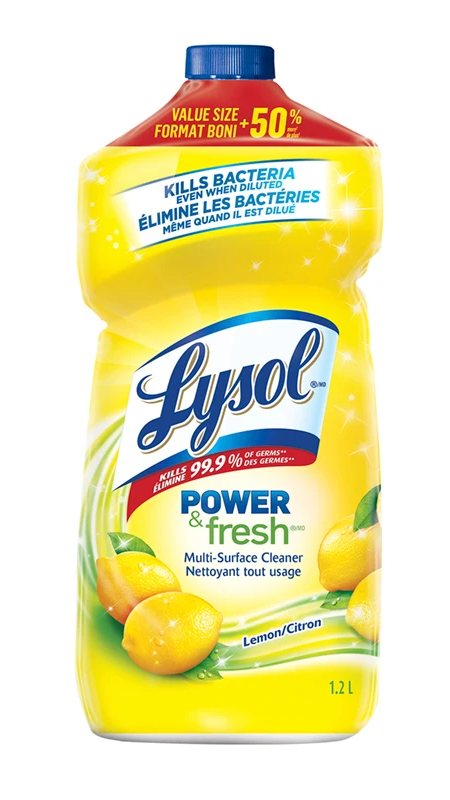 Nettoyant tout usage Lysol – Citron | Lysol CA