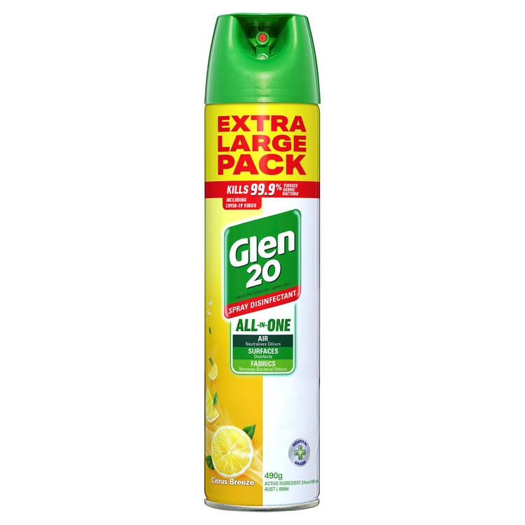 Glen 20 All In One Disinfectant Spray Original 490g | Glen 20