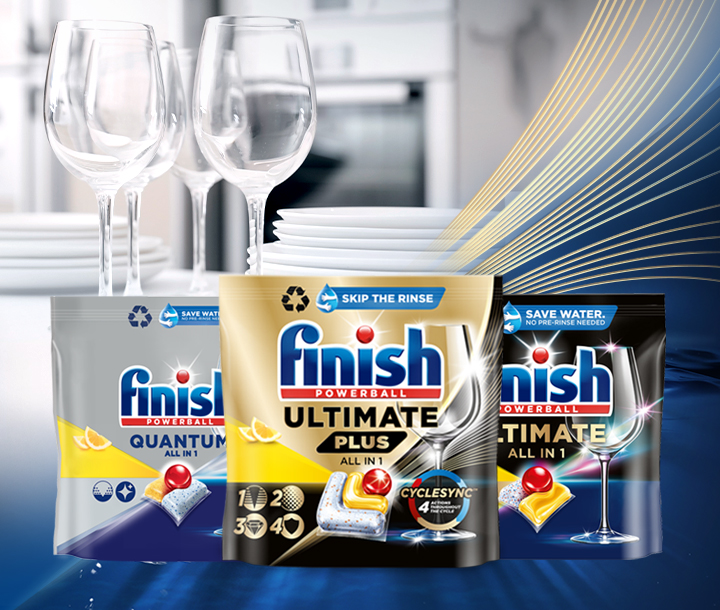Απορρυπαντικά πλυντηρίου πιάτων | Finish®