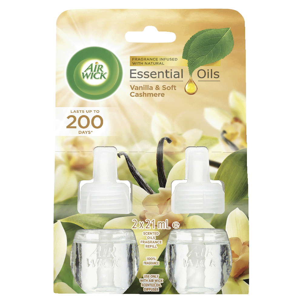 Essential Oils Plug-in Twin Refill Vanilla & Soft Cashmere | Air Wick AU
