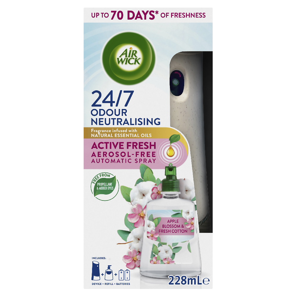 Air Freshener & Refill Apple Blossom & Fresh Cotton | Air Wick AU
