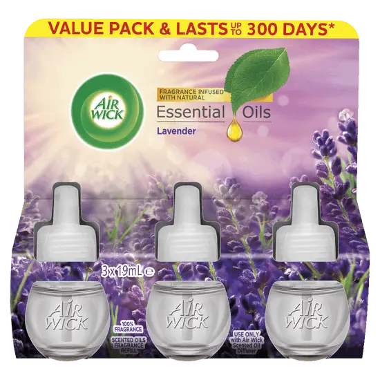 Essential Oils Plug-in Triple Refill Lavender | Air Wick AU