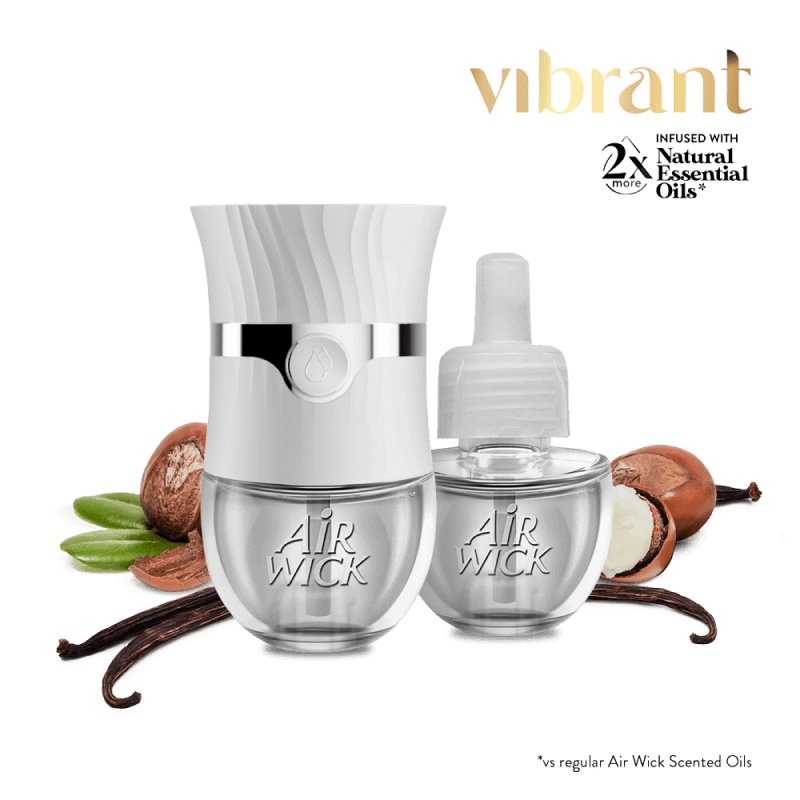Air Wick Plug in, Vibrant Scented Oils, Sweet Vanilla & Shea Butter ...