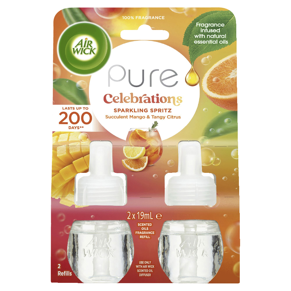 Pure Celebrations Plug-in Double Refill Sparkling Spritz | Air Wick AU