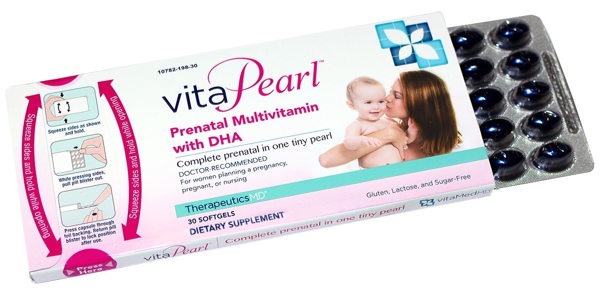 Locking blister pack for prenatal vitamins is tough for kids to open b