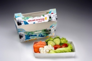 Compostable breakfast boxes go against the grain