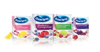 Ocean Spray freshens up drink mix packaging