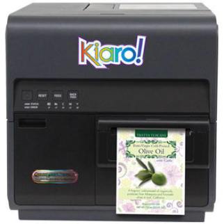 Color inkjet label printer
