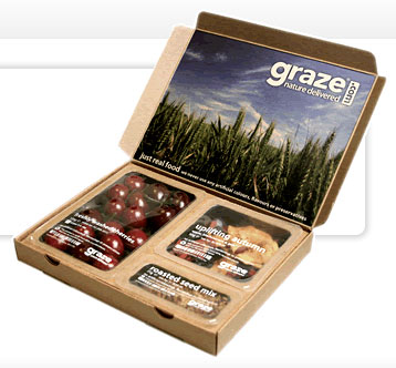Graze – Nicely packaged portions of healthy natural stuff