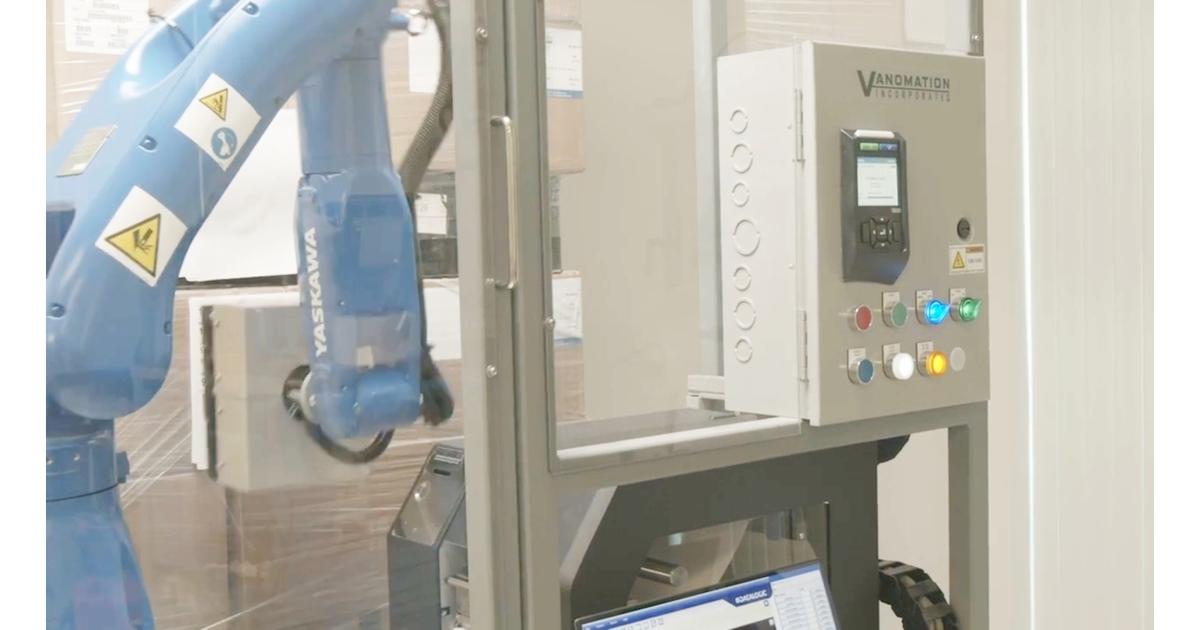 Robotic Label Placement Eliminates Rejects for Greater Uptime
