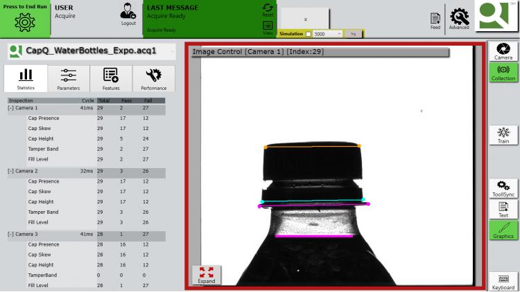 Artificial intelligence in packaging: CapQ vision inspection