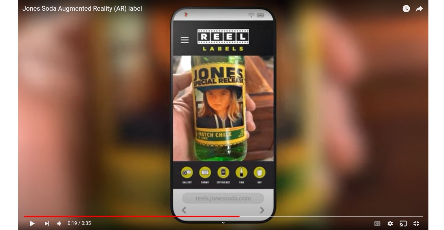 Jones Soda’s Mobile-AR Labels Spring to Life