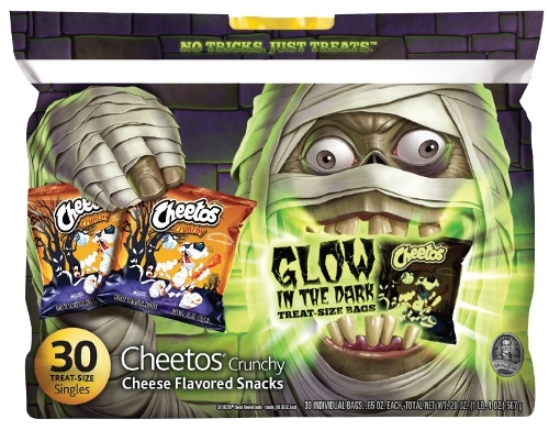 New Cheetos glow-in-the-dark packaging helps fans celebrate Halloween