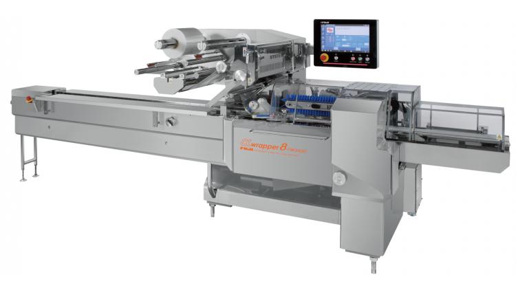 Next-gen flow wrappers handle sustainable films, simplify sanitation