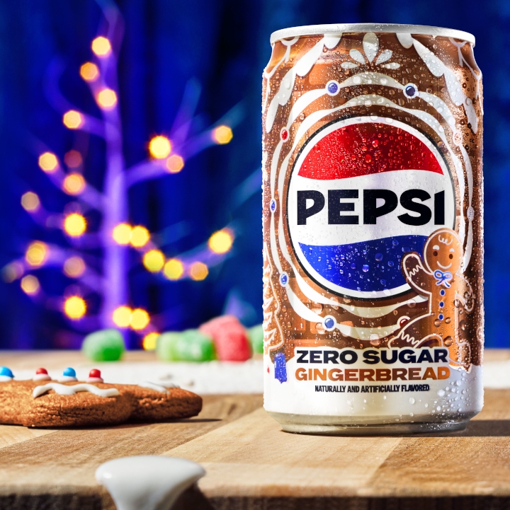 Giant ‘Gingerbread’ Man Markets Mini Pepsi