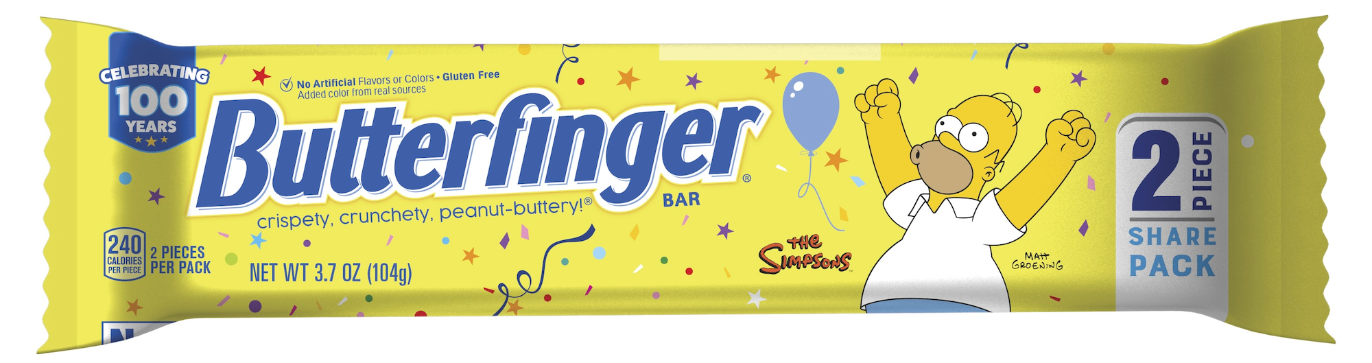 New Simpsons Packaging Marks Butterfinger's 100th Anniversary