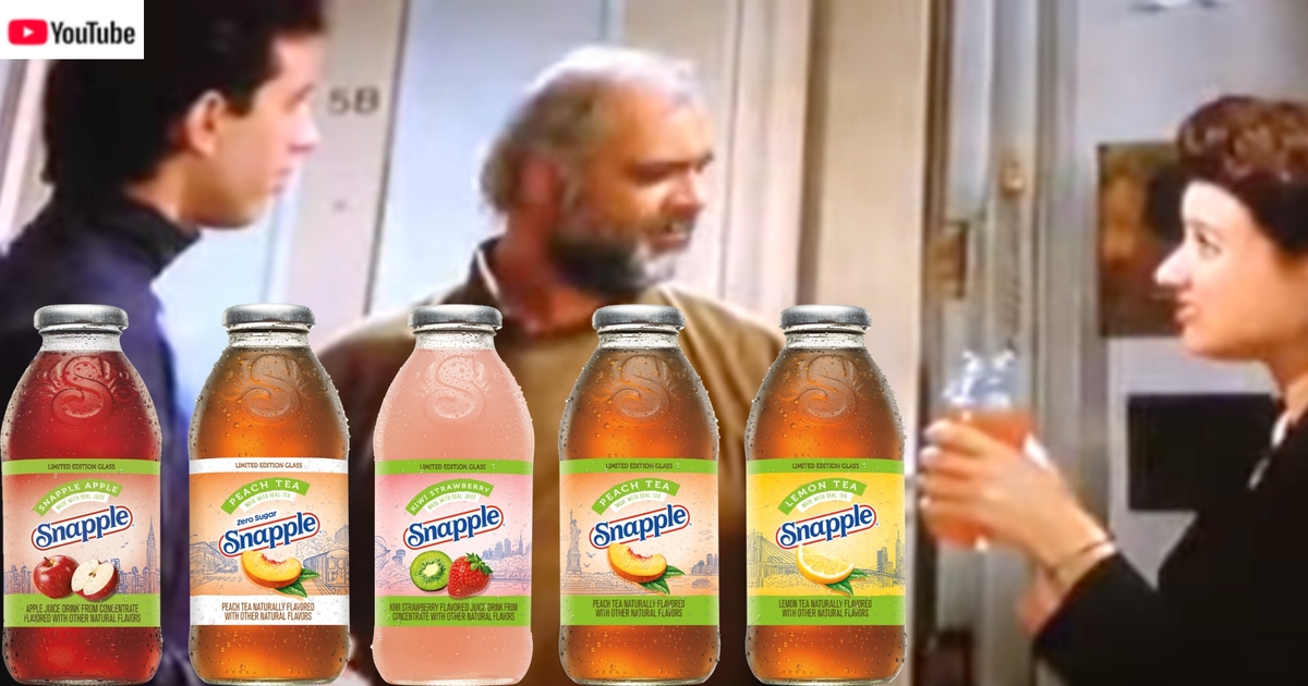 Snapple’s Glass Bottles Return (for a New York Minute)