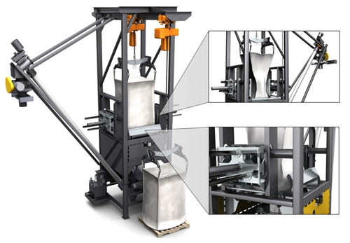 Bulk bag unloader