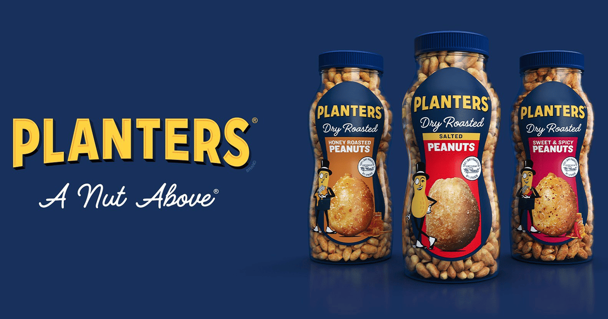 Planters Nuts Packaging: More Peanut-Like, Less Plastic