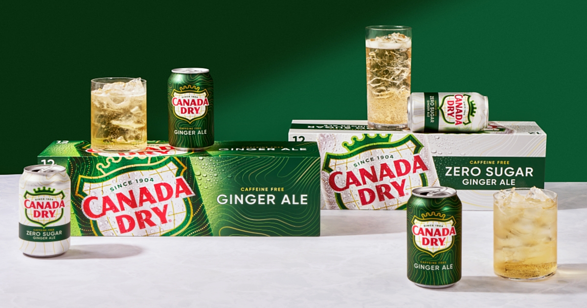 Redesign Punches Up Canada Dry’s Packaging