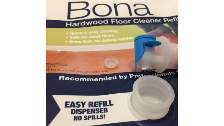 Bona’s unique refill pouch enhances the consumer’s experience