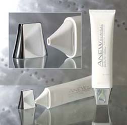 Silvery missile closure takes Avon tube to the top