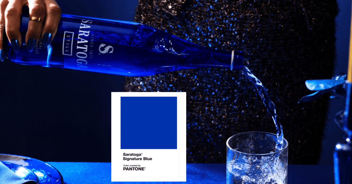 Saratoga Springs’ Blue Bottles Get Their Own Pantone Color