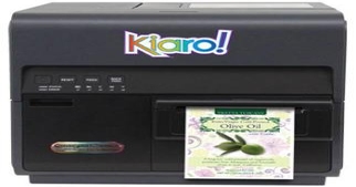 Color inkjet label printer