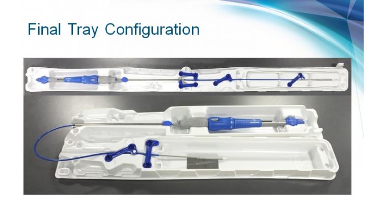 Swiveling catheter packaging assisted by FEA methods