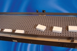 Angled roller belt