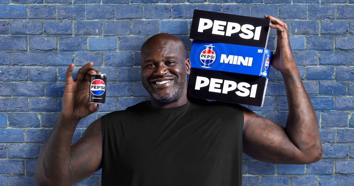 Pepsi’s New Mini Cans Get an Assist from Shaq