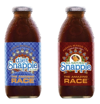 Snapple partners with "The Amazing Race" for new ready-to-drink tea
