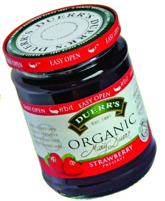 New Orbit closure makes Duerr's jam jars easier to open