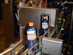 Fill-and-cap sensors get technical on water-bottling line