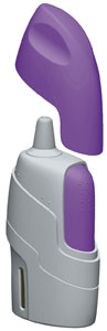 Side-actuated nasal spray