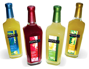 Cocktail mixer bottles pour on the style