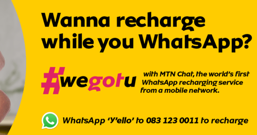 MTN Uses AI to Offer Top-Up App via WhatsApp