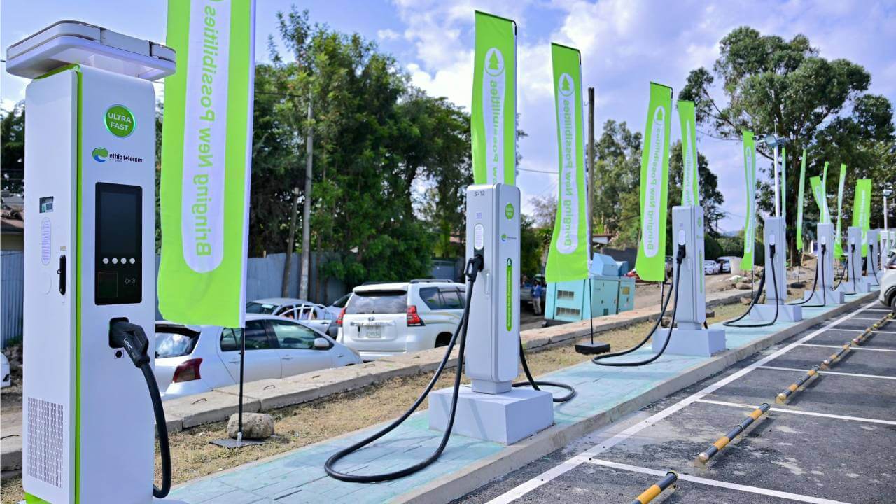 Ethio Telecom launches another EV charging station