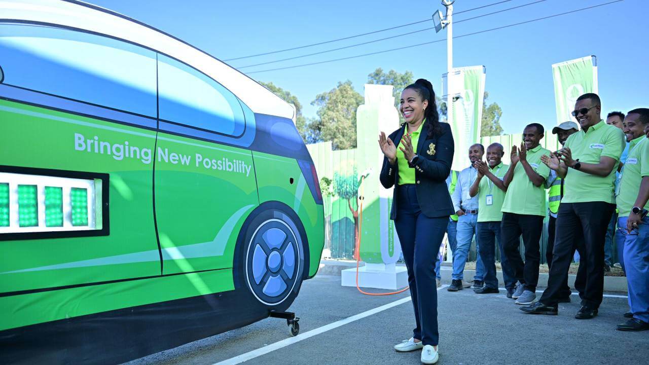 Ethio Telecom launches EV charging station