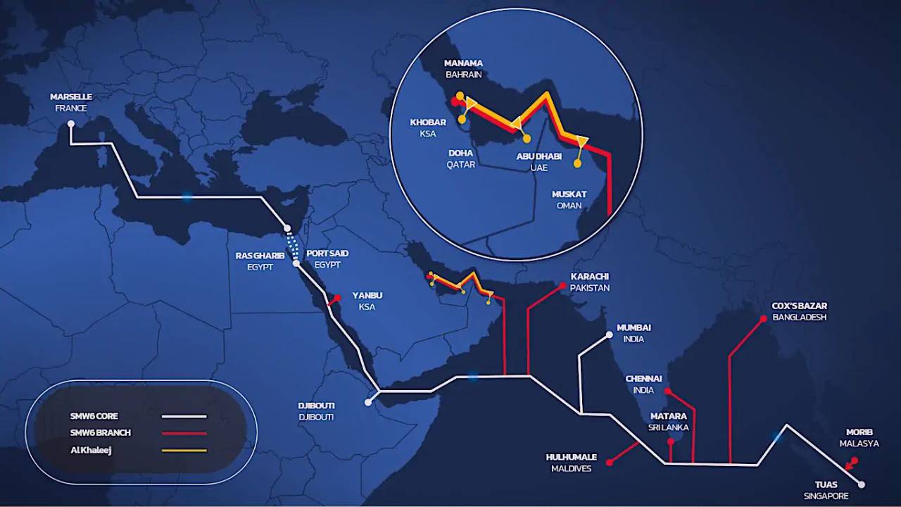 Telecom Egypt completes two SEA-ME-WE-6 cable landings