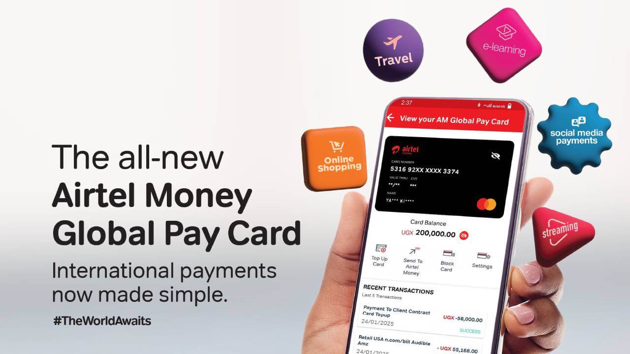 Airtel Money launches virtual card