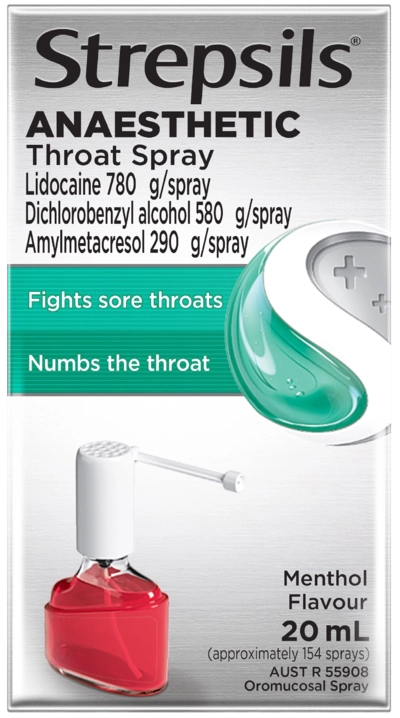 Strepsils Plus Anaesthetic Throat Spray 20ml | Strepsils NZ