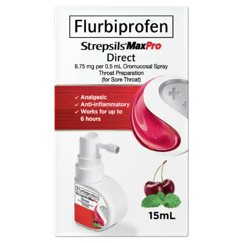 Strepsils® Max Pro Direct Spray 15ml – Sore Throat Relief | Strepsils® PH