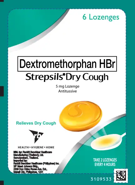 Strepsils® Dry Cough 6s – Relief for Dry Cough & Sore Throat ...