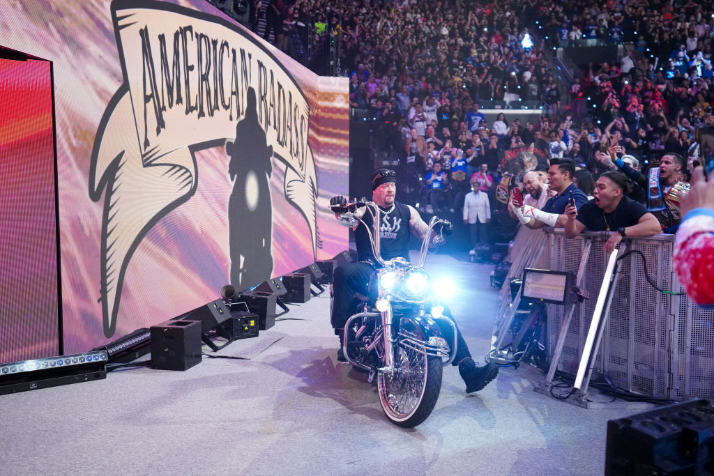 Undertaker On His Motorcycle