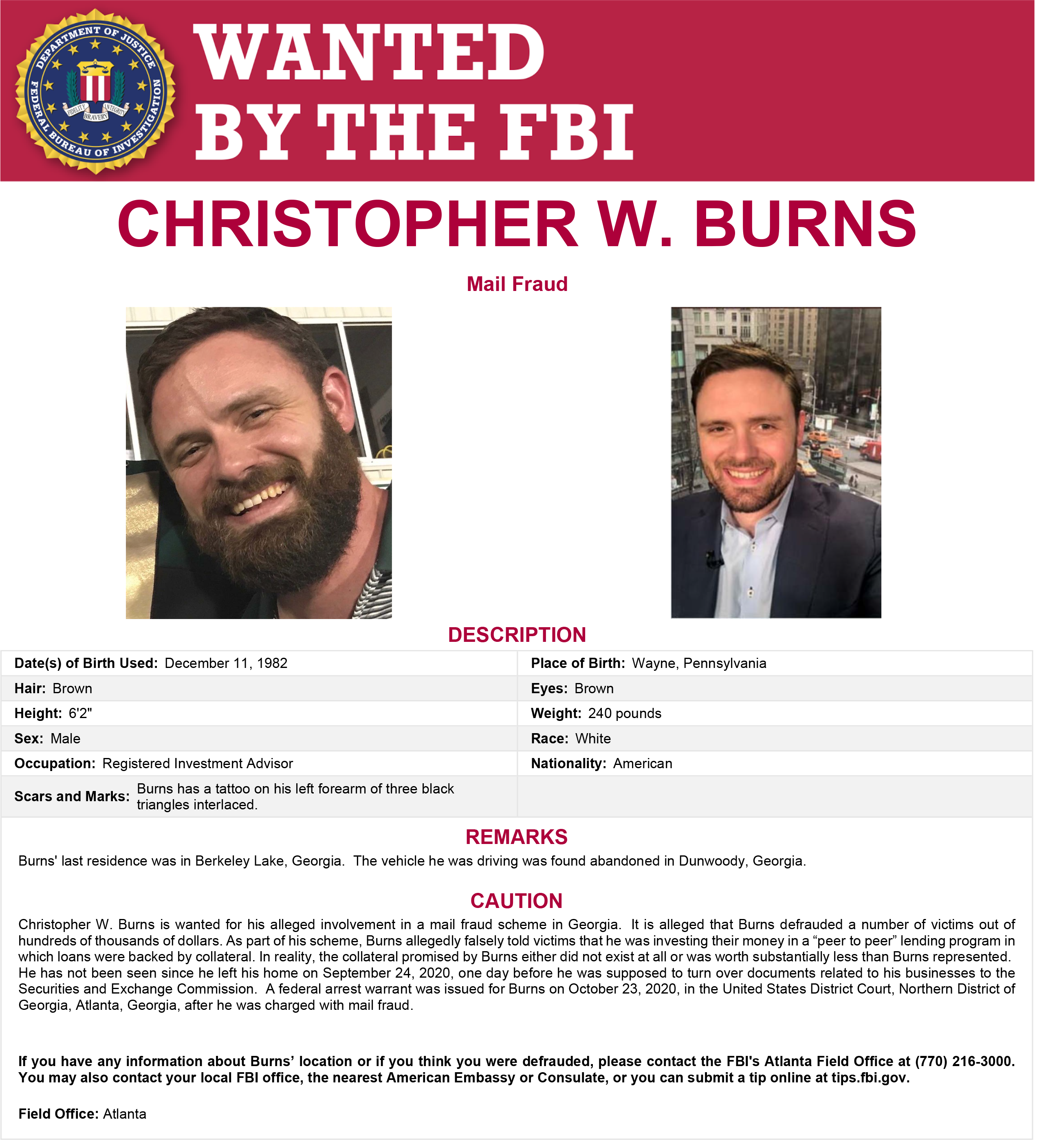Feds Charge Fugitive Advisor for $10M Investment Fraud