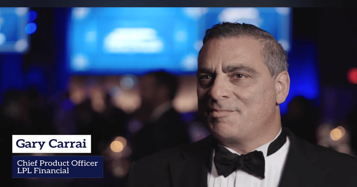 Wealth Management Industry Awards: On the Red Carpet with Gary Carrai