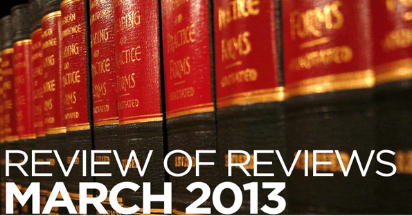 Review of Reviews: The Therapeutic Function of Testamentary Formality